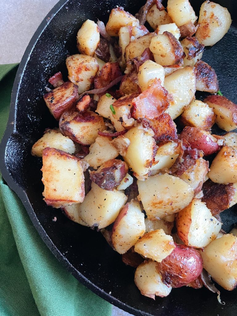 Maple Bacon Breakfast Hash - PEI Potatoes